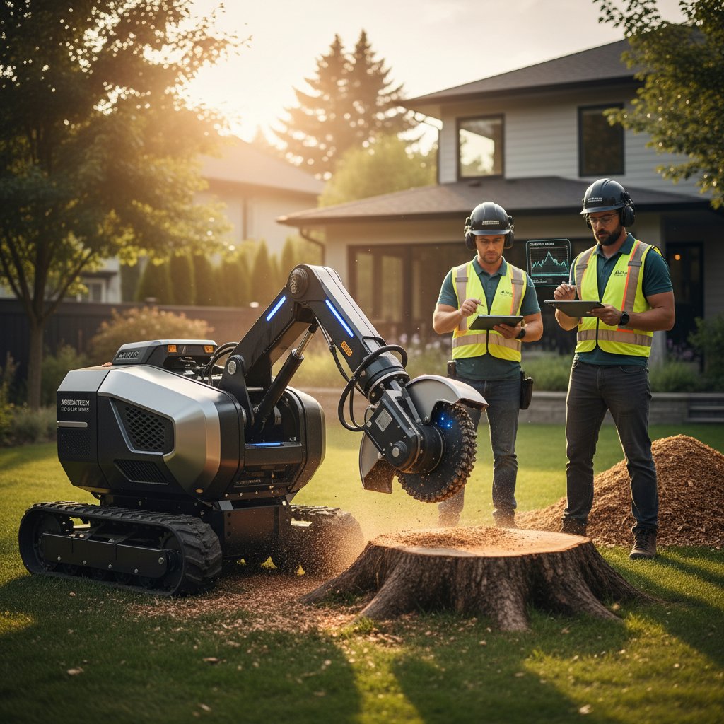 Robotic Stump Grinders Reduce Labor Costs by 50% | treemais.com | Tree ...
