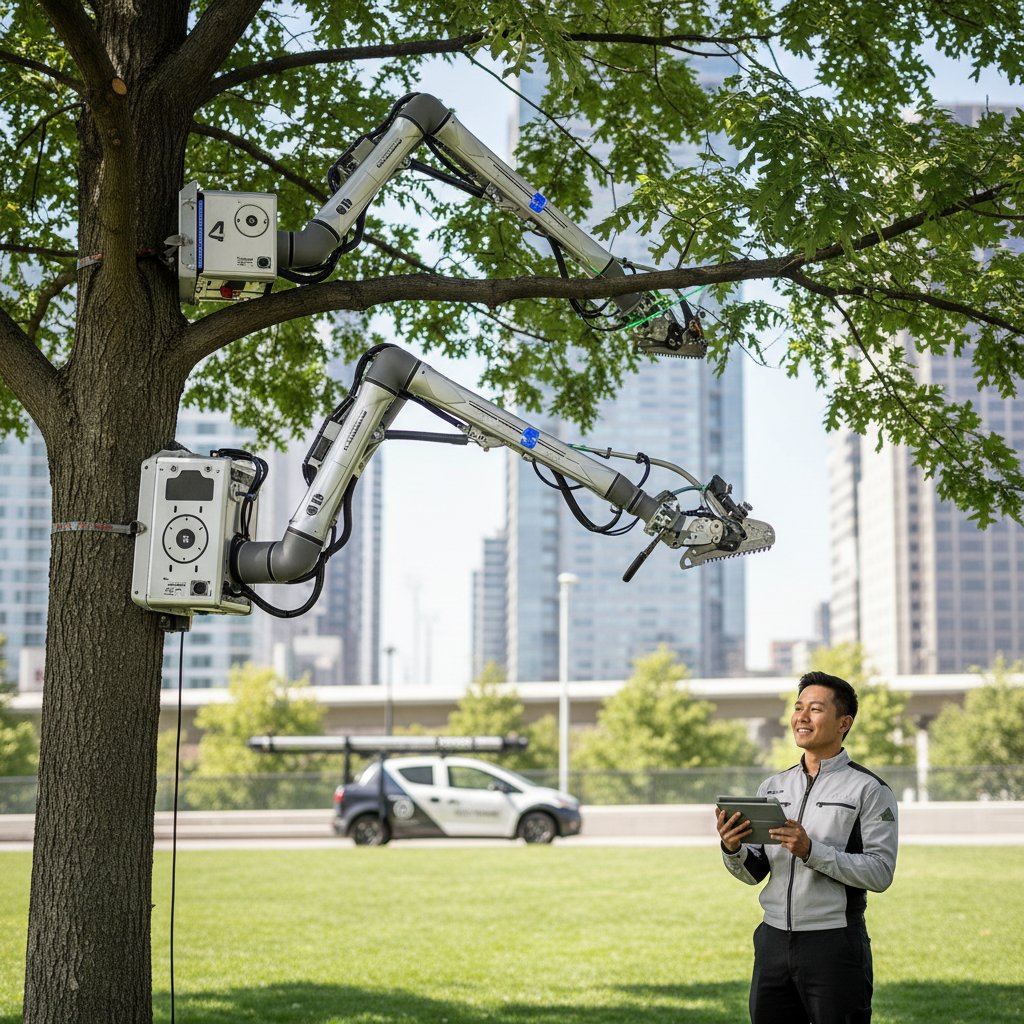 Robotic Climbers Cut Pruning Time 60% by 2026 | treemais.com | Tree ...